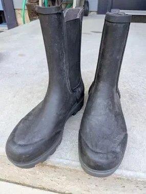 Bogs | Shoes | Bogs Womens Holly Tall Waterproof Black Chelsea Rain ...